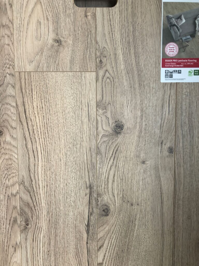 Egger Pro European 12mm Laminate Sand Beige Olchon Oak 7.6” – Maple ...