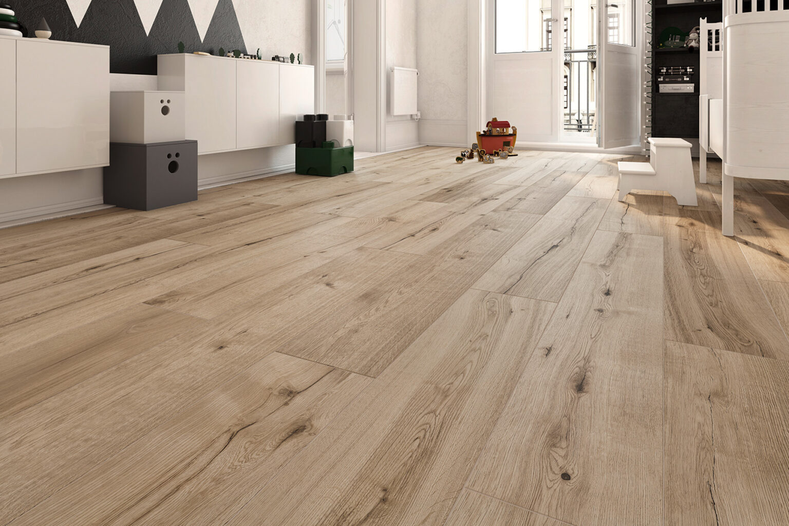 Inhaus German Laminate Woodside 7.5” – Maple Flooring